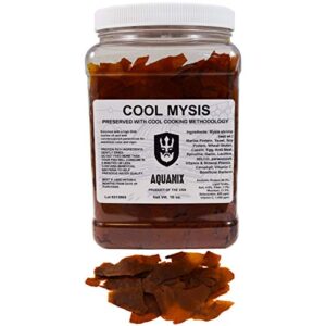 brine shrimp direct cool mysis tropical fish flake enriched with high hufa algae, 16 oz. (454 g)