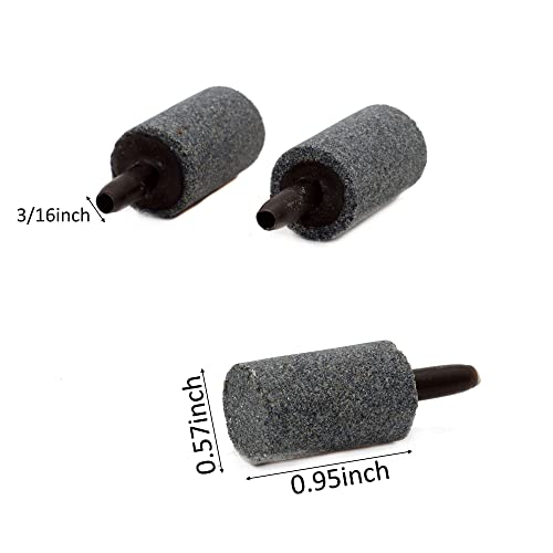 ALEGI Aquarium 1 Inch Air Stone Cylinder Bubbler,Air Stone Accessories for Fish Tank and Hydroponics (20 pcs)