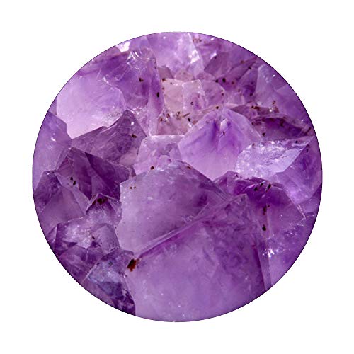 Amethyst Violet Purple Gem PopSockets PopGrip: Swappable Grip for Phones & Tablets