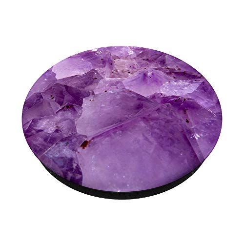 Amethyst Violet Purple Gem PopSockets PopGrip: Swappable Grip for Phones & Tablets