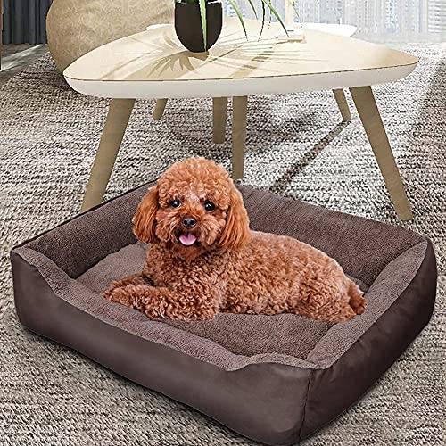 CLOUDZONE Dog Beds for Large Dogs, Large Dog Bed Machine Washable Rectangle Breathable Soft Padding with Nonskid Bottom Pet Bed for Medium and Large Dogs or Multiple-XL