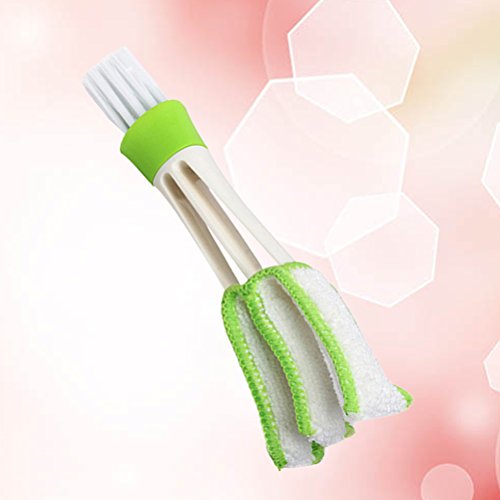 BESPORTBLE Mini Duster Air Vent Blinds Dirt Duster Cleaner Cleaning Brush Dust Brush for Air Conditions Car Air Outlets Car Interior Cleaning Tools Air Conditioning Accessories