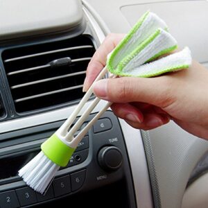 BESPORTBLE Mini Duster Air Vent Blinds Dirt Duster Cleaner Cleaning Brush Dust Brush for Air Conditions Car Air Outlets Car Interior Cleaning Tools Air Conditioning Accessories