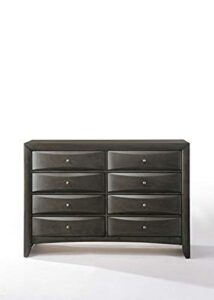 acme furniture ireland dresser, gray oak