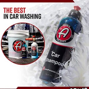 Adam’s Car Wash Kit Complete With Bucket & Grit Guard - Auto Detailing & Car Cleaning Kit | pH Best Car Wash Soap For Snow Foam Cannon, Foam Gun, Car Soap Wash For Pressure Washer