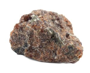 raw garnet, mineral specimen - approx. 1" - geologist selected & hand processed - great for science classrooms - eisco labs