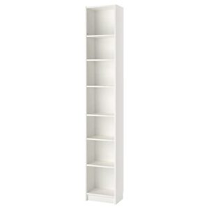 ikea billy bookcase white 15 3/4x11x93 1/4 492.177.34