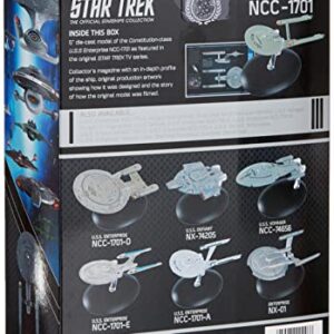 Eaglemoss Star Trek Figure USS Enterprise NCC-1701 Hero Collector 13x7.5x7.5cm