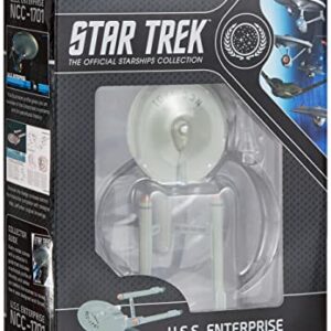 Eaglemoss Star Trek Figure USS Enterprise NCC-1701 Hero Collector 13x7.5x7.5cm