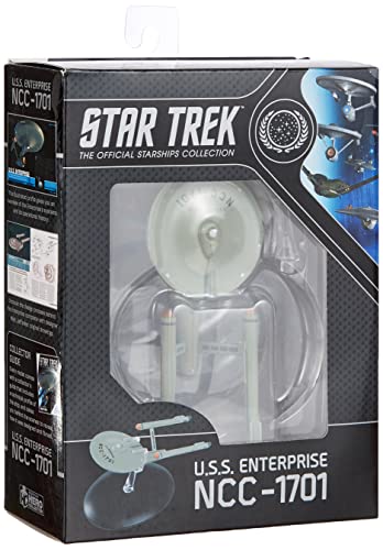 Eaglemoss Star Trek Figure USS Enterprise NCC-1701 Hero Collector 13x7.5x7.5cm