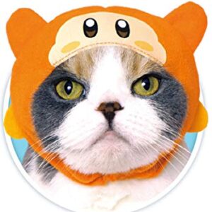 Kitan Club Cat Cap - Pet Hat Blind Box Includes 1 of 5 Cute Styles - Soft, Comfortable - Authentic Japanese Kawaii Design - Animal-Safe Materials, Premium Quality (Kirby)