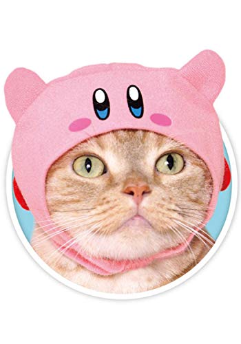 Kitan Club Cat Cap - Pet Hat Blind Box Includes 1 of 5 Cute Styles - Soft, Comfortable - Authentic Japanese Kawaii Design - Animal-Safe Materials, Premium Quality (Kirby)