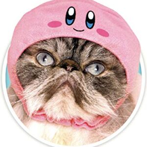 Kitan Club Cat Cap - Pet Hat Blind Box Includes 1 of 5 Cute Styles - Soft, Comfortable - Authentic Japanese Kawaii Design - Animal-Safe Materials, Premium Quality (Kirby)