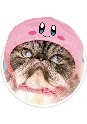 Kitan Club Cat Cap - Pet Hat Blind Box Includes 1 of 5 Cute Styles - Soft, Comfortable - Authentic Japanese Kawaii Design - Animal-Safe Materials, Premium Quality (Kirby)