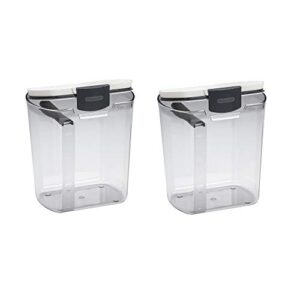 progressive international plastic prokeeper flour container, 1 piece (2 pack)