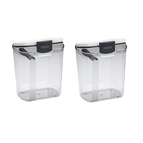 Progressive International Plastic ProKeeper Flour Container, 1 Piece (2 Pack)