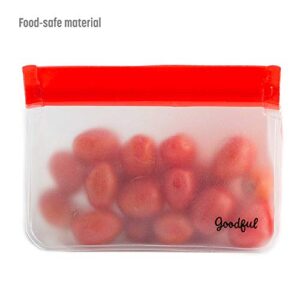 Goodful Reusable Standup Food Storage Bags (6 pack, Assorted Sizes)