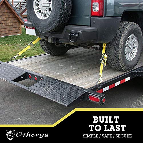 Otherya Compatible with Axle Tie Down Combo Strap -10,000lb Guaranteed Break Strength