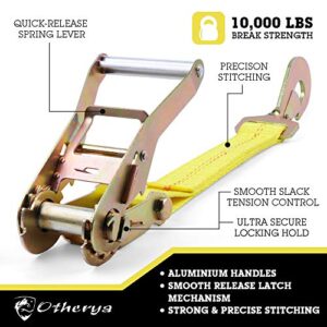 Otherya Compatible with Axle Tie Down Combo Strap -10,000lb Guaranteed Break Strength