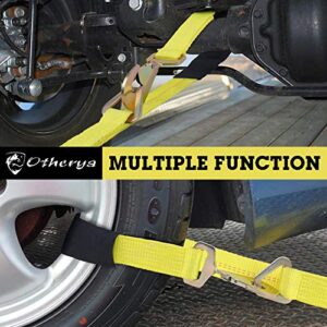 Otherya Compatible with Axle Tie Down Combo Strap -10,000lb Guaranteed Break Strength