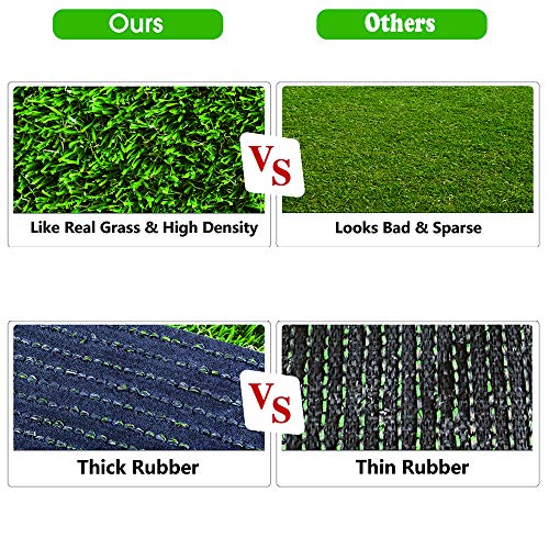 Artificial Grass, Professional Dog Grass Mat, Grass Pee Pad for Pet, Dog Potty Training Rug with Drainage Holes - Easy to Clean, Fake Turf for Indoor & Outdoor Patio Decor(39.4'' x19.7'')