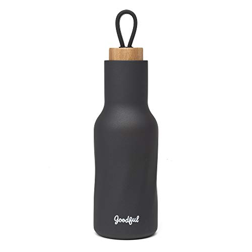 Vacuum-Sealed Stainless Steel Thermal Insulated Water Bottle, Gray