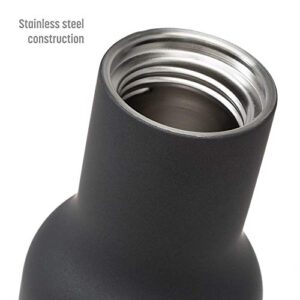 Vacuum-Sealed Stainless Steel Thermal Insulated Water Bottle, Gray