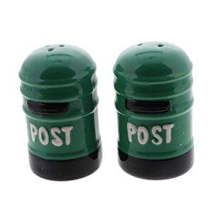 ceramic novelty salt and pepper shaker set - mail post