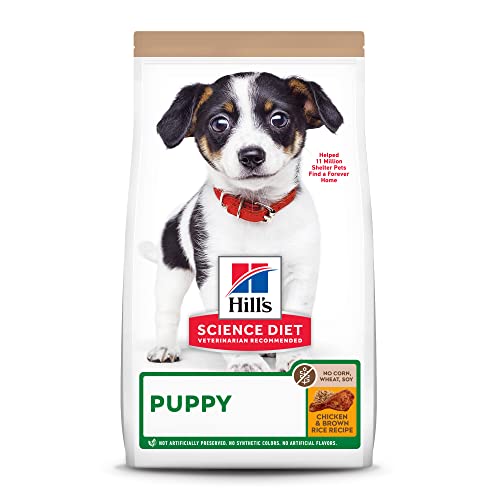 Hill's Science Diet Puppy No Corn, Wheat or Soy Dry Dog Food, Chicken Recipe, 12.5 lb. Bag