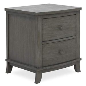 Evolur Signature Amsterdam Night Stand in Smokey Brushed Grey