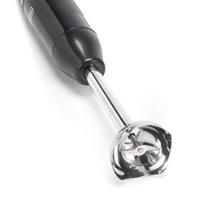 Dominion Electric Multi Purpose Immersion Stick Hand Blender Stick Includes Stainless Steel Shaft & Blades, Powerful 180 Watt Ice Crushing 2-Speed Control One Hand Mixer, Removable Blending Stick for Easy Cleaning, Black