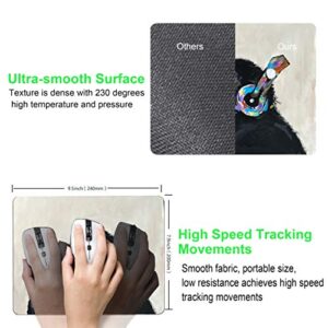 SHALYSONG Mouse pad, Mouse pad with Design, Gorilla Oil Painting Graffiti, Funny Home and Office Non-Slip Computer Mousepad