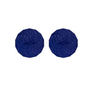 gir round 4" 2-pack kitchen storage lid, navy