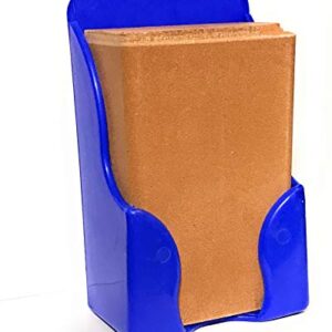 LBH Market Small Plastic 4lb Mineral Salt Block Holder with Fasteners (Blue)