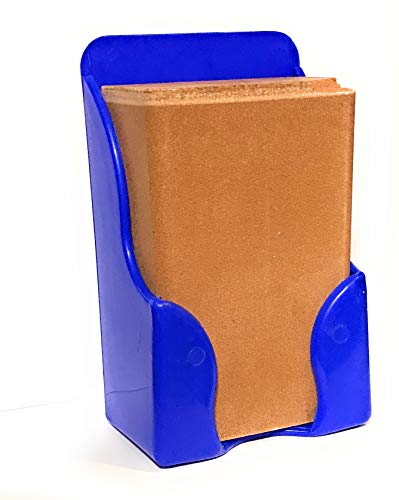 LBH Market Small Plastic 4lb Mineral Salt Block Holder with Fasteners (Blue)