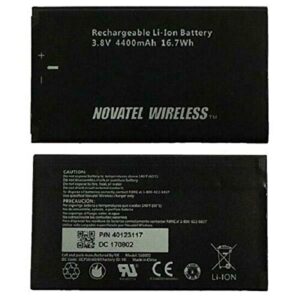 replacement battery for novatel mifi 8800l (4400mah) mobile jetpack hotspot