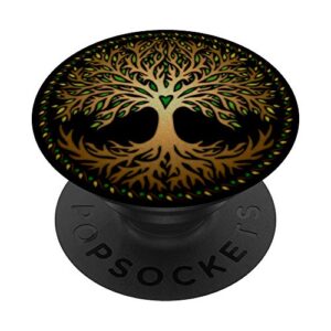 yggdrasil, celtic, tree, life, norse, mythology, nature, popsockets swappable popgrip