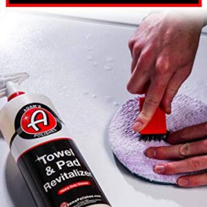 Adam's Microfiber Towel & Pad Cleaner - Keep Your Detailing Cloths, Applicators, & Pads Bright and Soft to Ensure a Scratch Free Surface - Tough on Grime, Gentle on Microfiber & Pads (32oz)