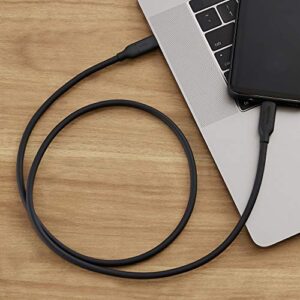 Amazon Basics USB-C to USB-C 3.1 Gen 2 Fast Charging Cable, 60W, 10Gbps High-Speed, 3 Foot, Black