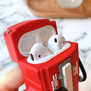 Prime Spot DOHC VTEC Apple Airpods Engine Silicone Case Cover for Protection Fits 1st Gen and 2nd Gen Wireless Charging