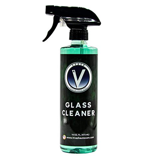 Vvash Auto Care Glass Cleaner (16oz) Alcohol and Ammonia Free - Streak Free - Great On Glass - Safe On All Vehicles - Glass Cleaner