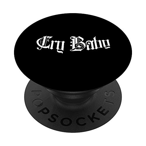 Cry Baby Graphic Logo for Renaissance Hipster Friend PopSockets Swappable PopGrip