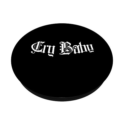 Cry Baby Graphic Logo for Renaissance Hipster Friend PopSockets Swappable PopGrip