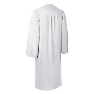 Endea Church Matte Choir Robe (51 (5'6" - 5'8"), White)