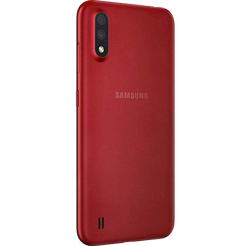 Samsung Galaxy A01 (A015M), 4G LTE, International Version (No US Warranty), 16GB, Red - GSM Unlocked