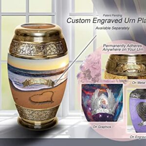 Endless Summer Urn Sunset Urns for Ashes Adult Male Large XL or Small Cremation Urns for Adult Ashes for Burial, Niche or Home Urns for Human Ashes Adult Female