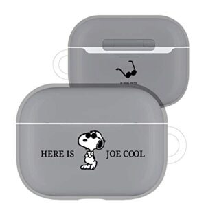 gourmandise sng-472b peanuts airpods pro soft case, joe cool gray