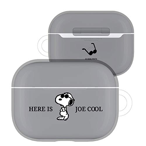 Gourmandise SNG-472B Peanuts AirPods Pro Soft Case, Joe Cool Gray