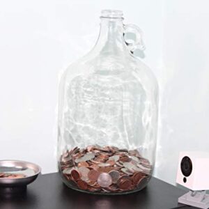 Skywin Swear Jar - Large Glass Money Jar and Adult Piggy Bank for Storing Coin & Change