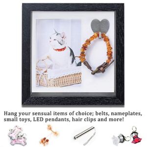 KCRasan Pet Picture Frame Memorial - Dog Memorial Sentiment Frame for Loss of Dog Gifts - Pet Collar Frame Remembrance Sympathy Dog or Cat Tribute Keepsake